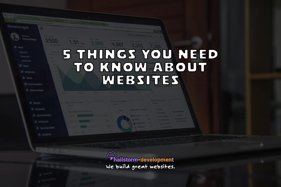 5 Things You Need to Know About Websites - Hailstorm-Development